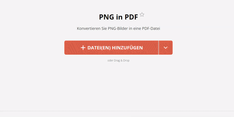 Wie kann man PNG zu PDF Zusammenfügen? - PDF Candy